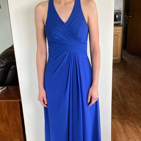 Azazie | Dresses | Azazie Royal Blue Bridesmaid Prom Dress | Poshmark